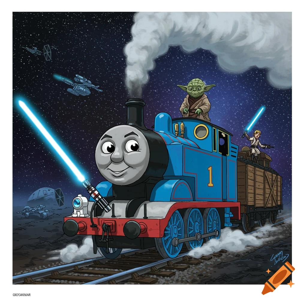 Thomas the Tank Engine images created on Craiyon