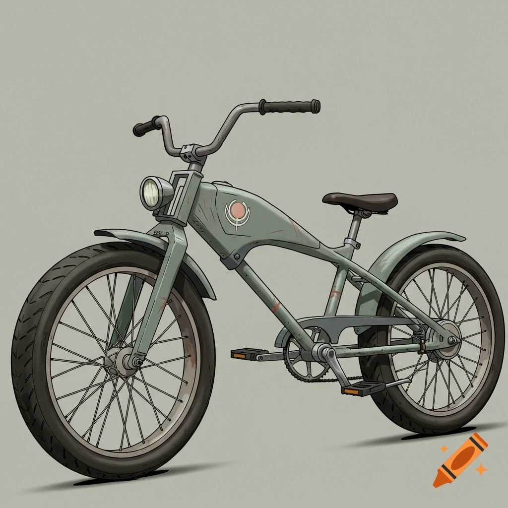 Bike inspired by The Giver graphic novel on Craiyon