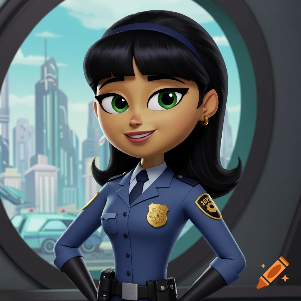 Kitty Katswell cartoon character, T.U.F.F. Puppy series on Craiyon