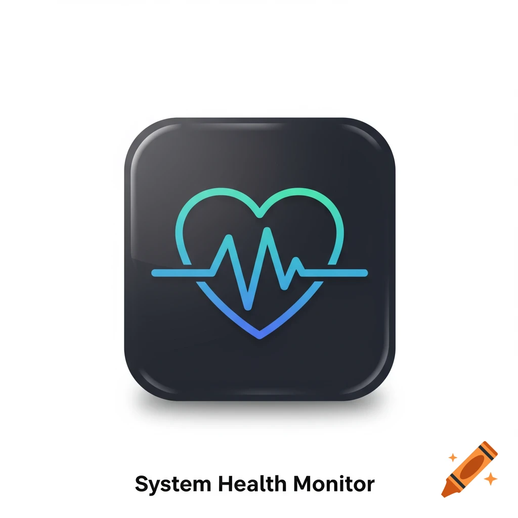 System health monitor app icon on Craiyon
