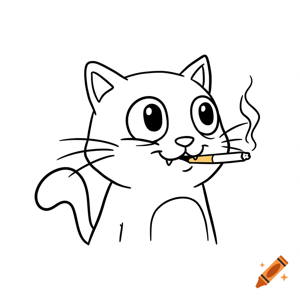 A cute white cat holding a pink heart in the lower right corner against ...