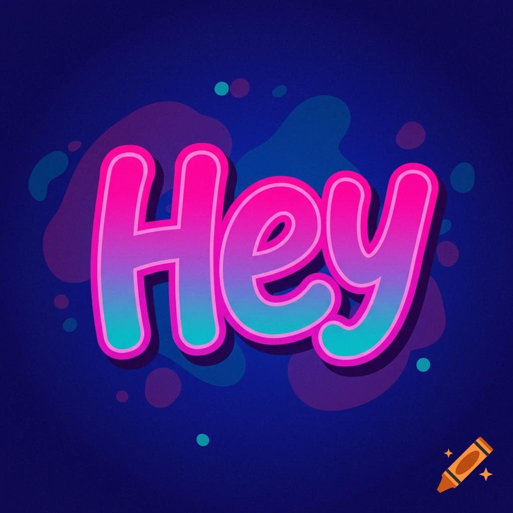 Neon glowing '$GEEKED' text with colorful abstract shapes on a dark ...