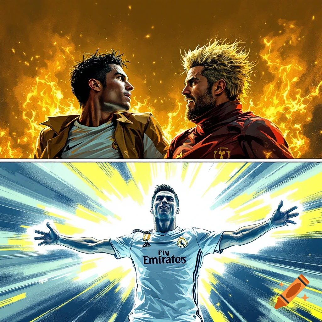 Ronaldo created on Craiyon