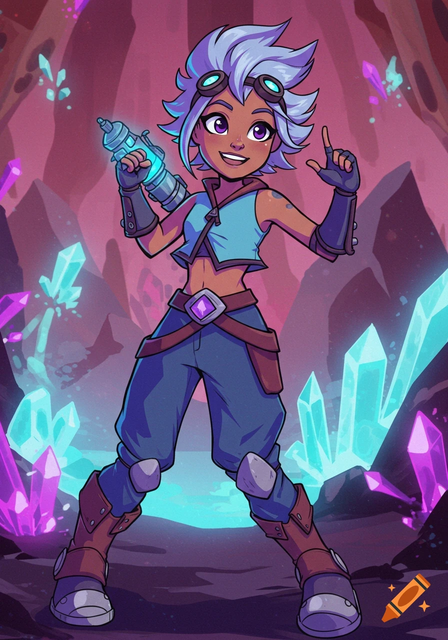 Brawl+stars+kaze+art created on Craiyon