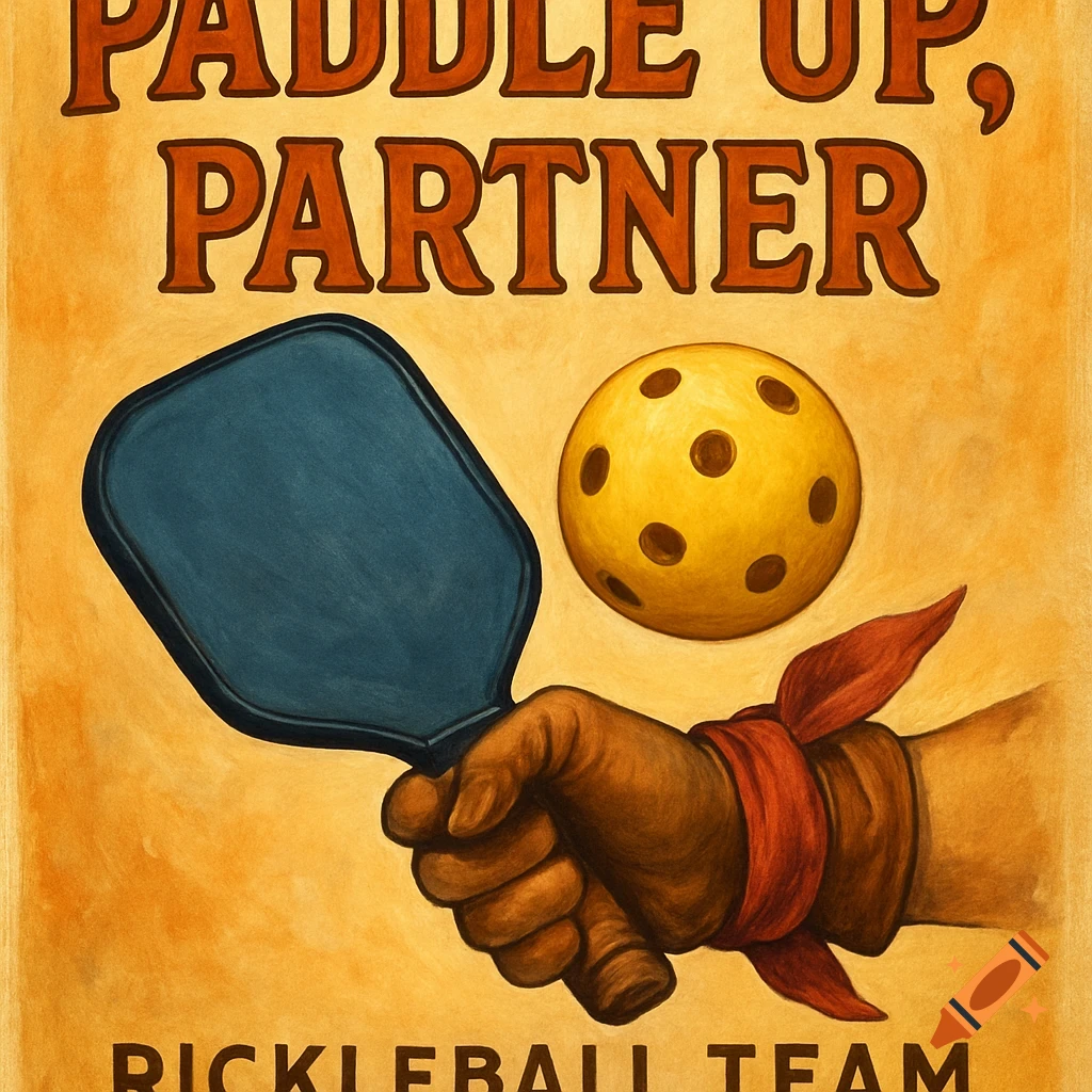Pickleball images created on Craiyon