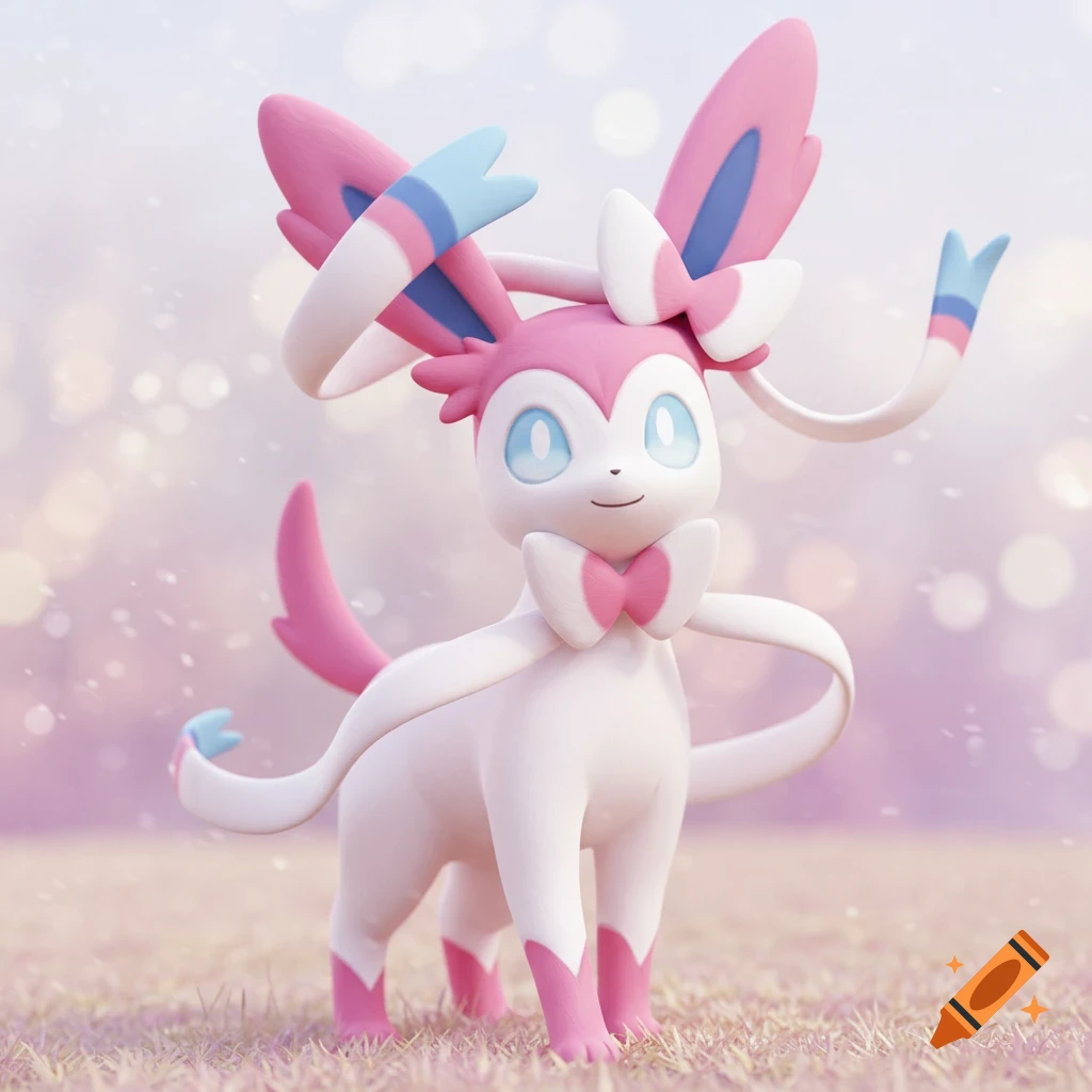 Sylveon Pokemon on Craiyon