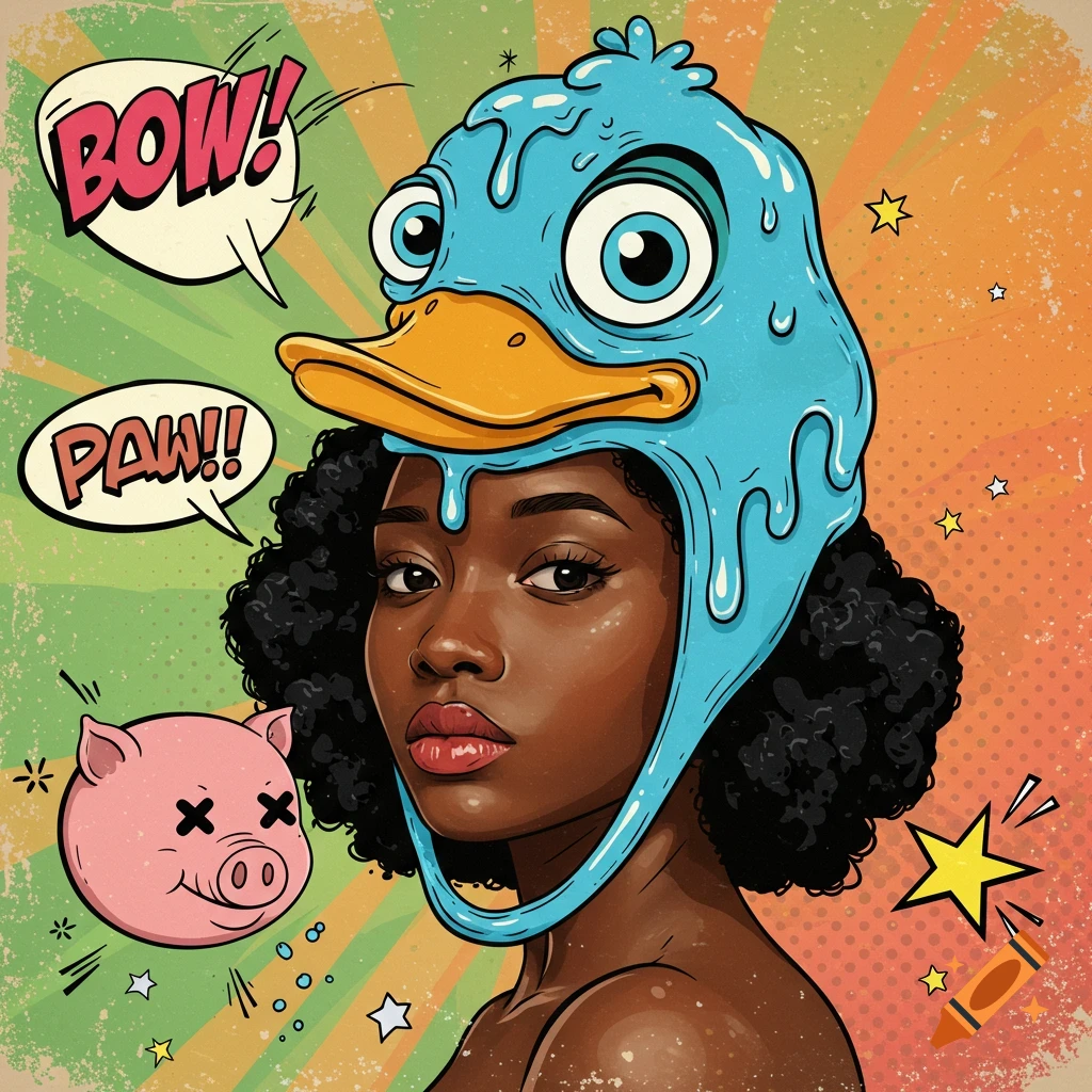 Duck Lips Cartoon