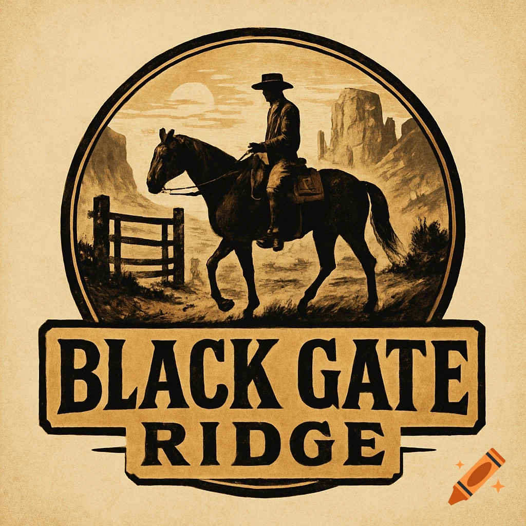 A stylized iron pig in a dark city alley, designed as a logo sticker ...