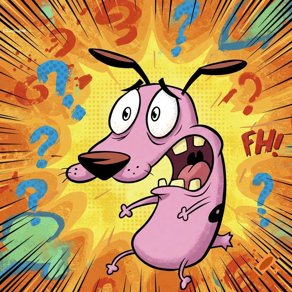 Courage The Cowardly Dog Scared