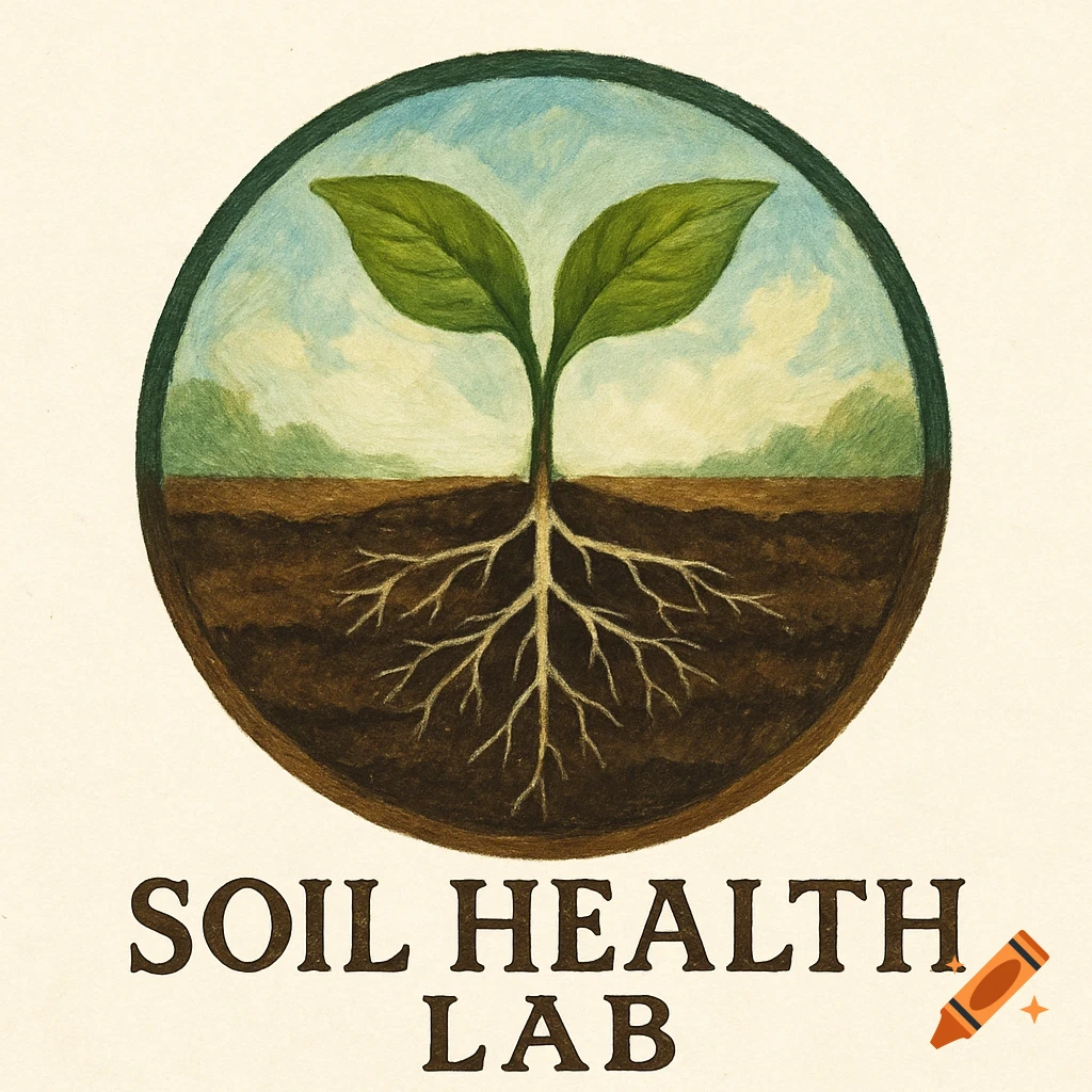 Soil health lab logo on Craiyon