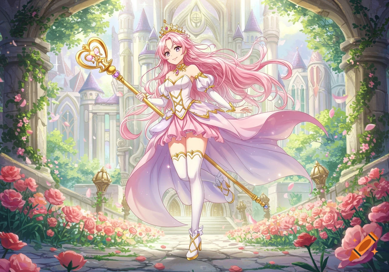 Anime princess on Craiyon