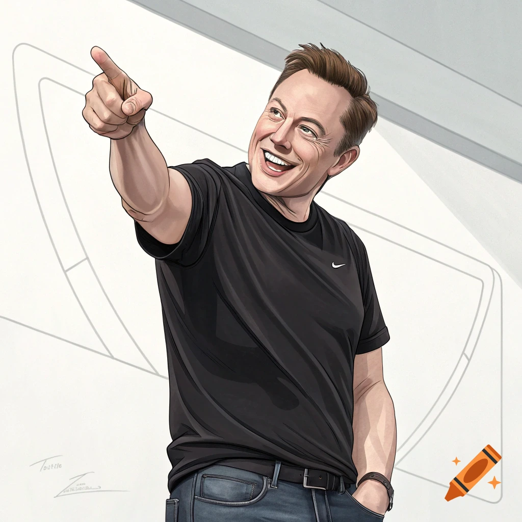 Elon Musk and Mukesh Ambani Together created on Craiyon