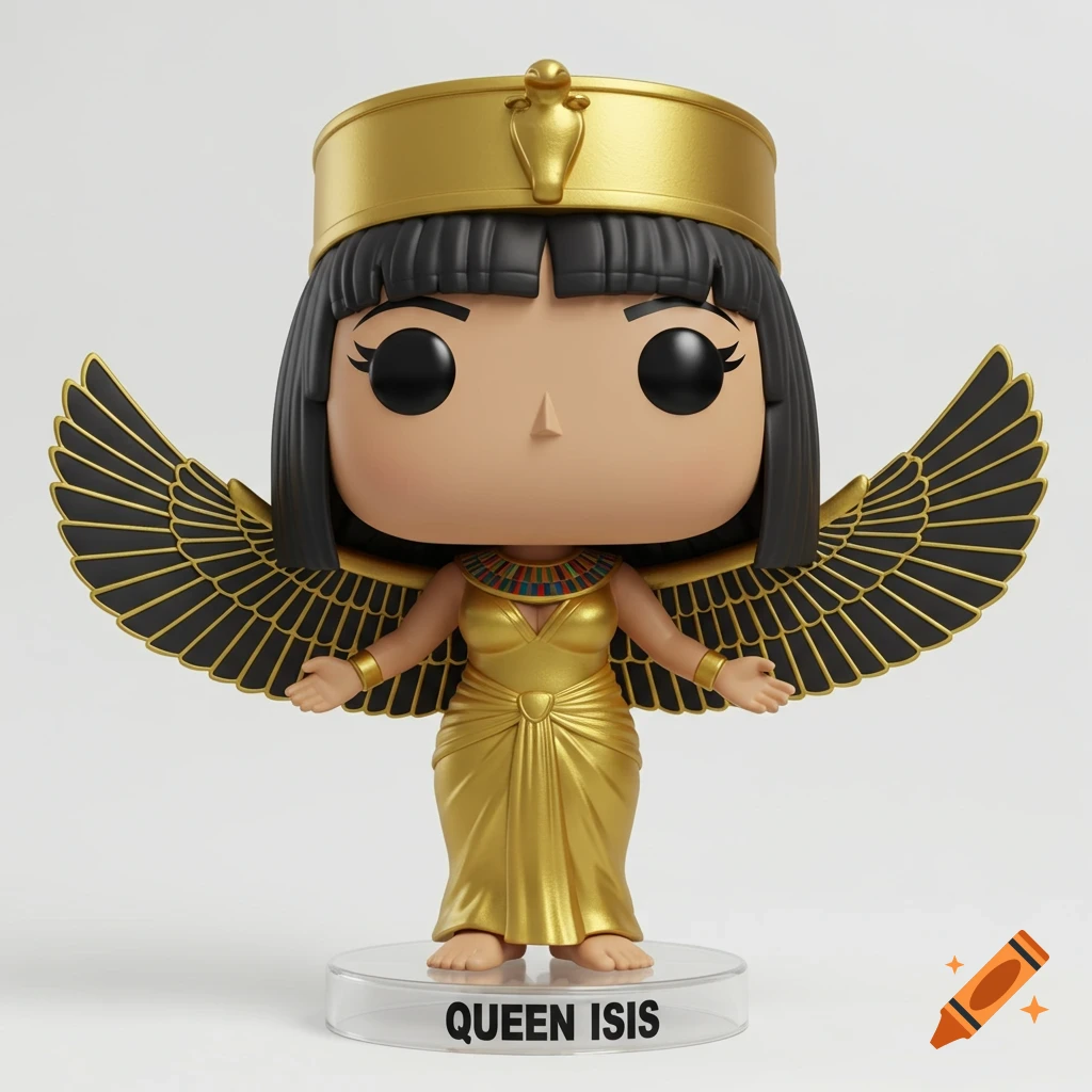 Funko pop action figure of a woman in yellow dress on Craiyon