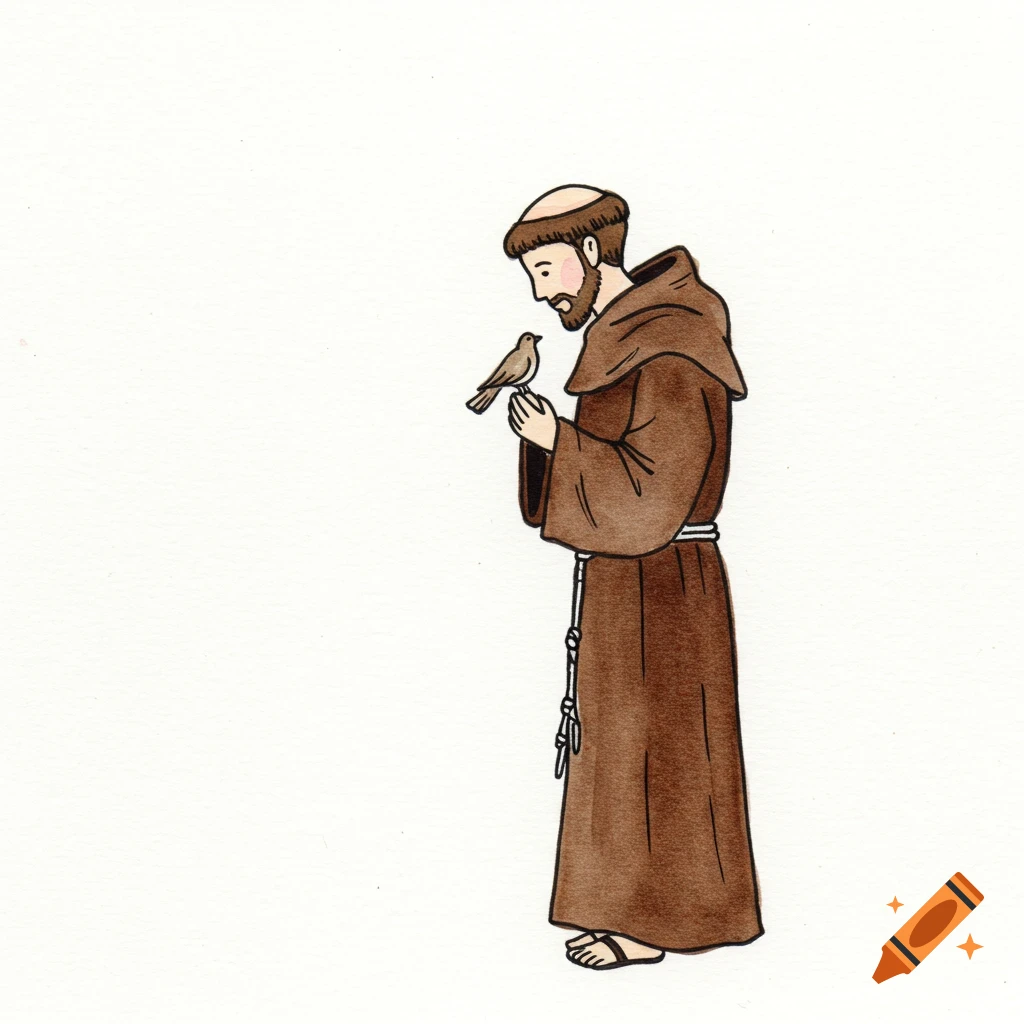 Engraving of a pilgrim woman holding a knife on Craiyon