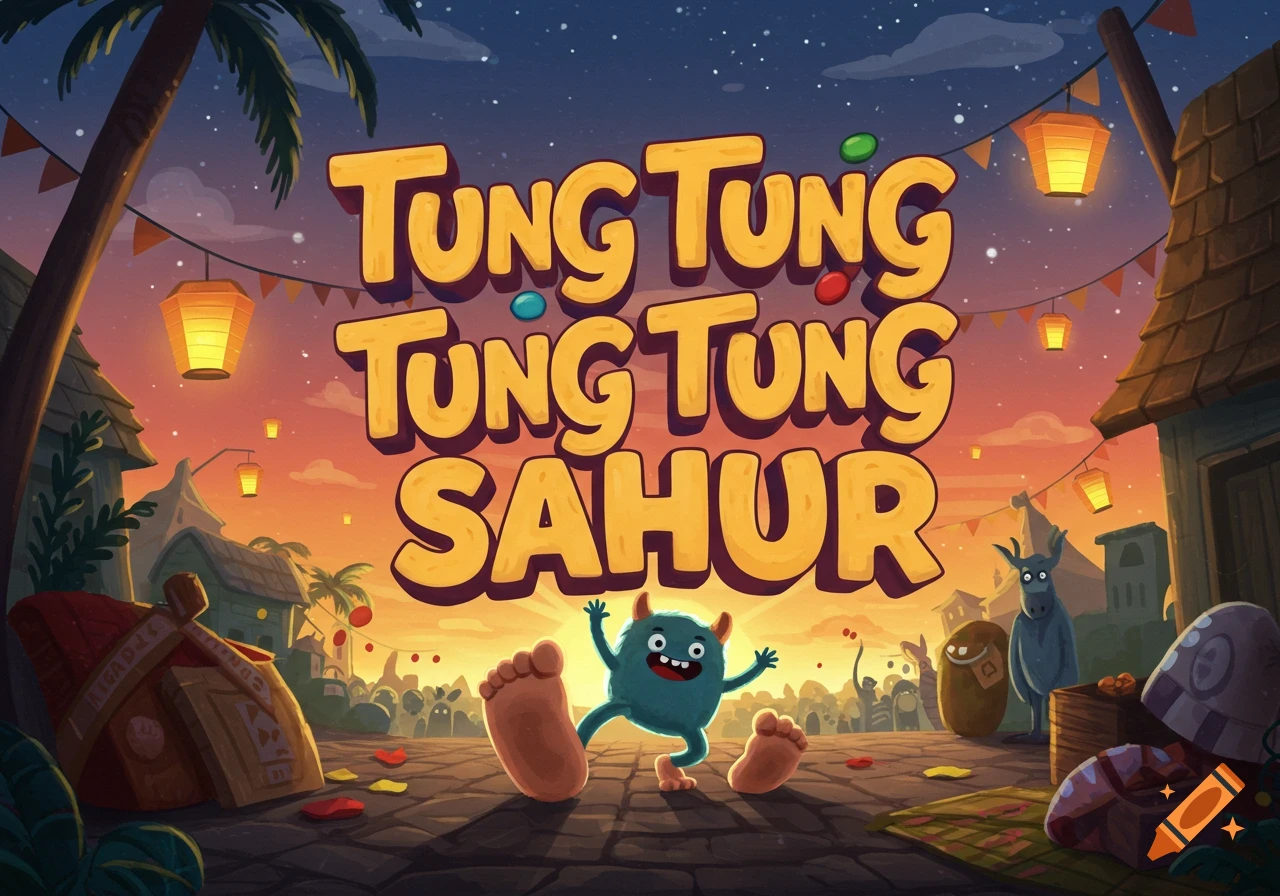 Cartoon Happy Meal box playing a maraca next to a drum under text ...