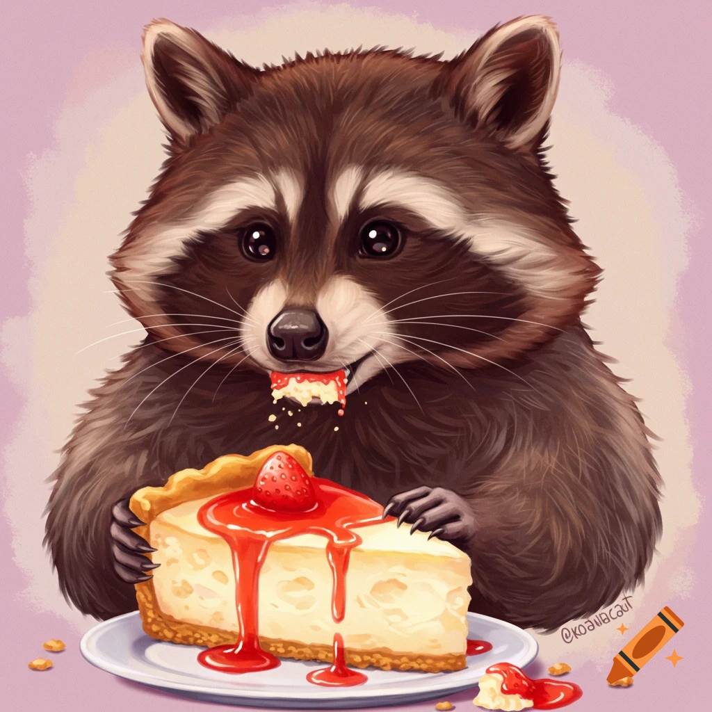 Cartoon aardvark eating a slice of pumpkin pie with whipped cream. on ...