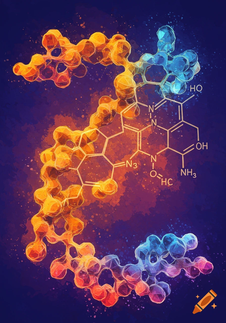 Molecular Models created on Craiyon