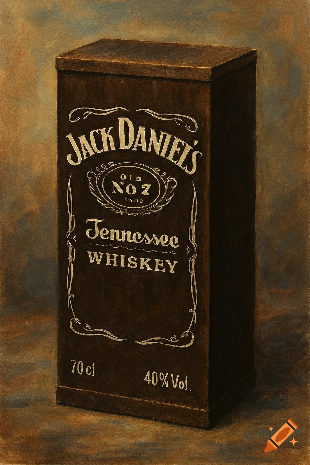 A Jack Daniel's box on Craiyon