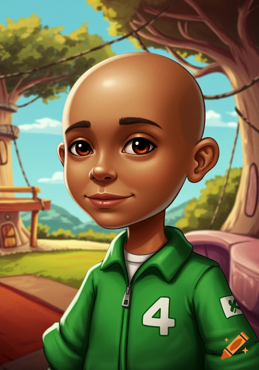 Realistic Cartoon created on Craiyon