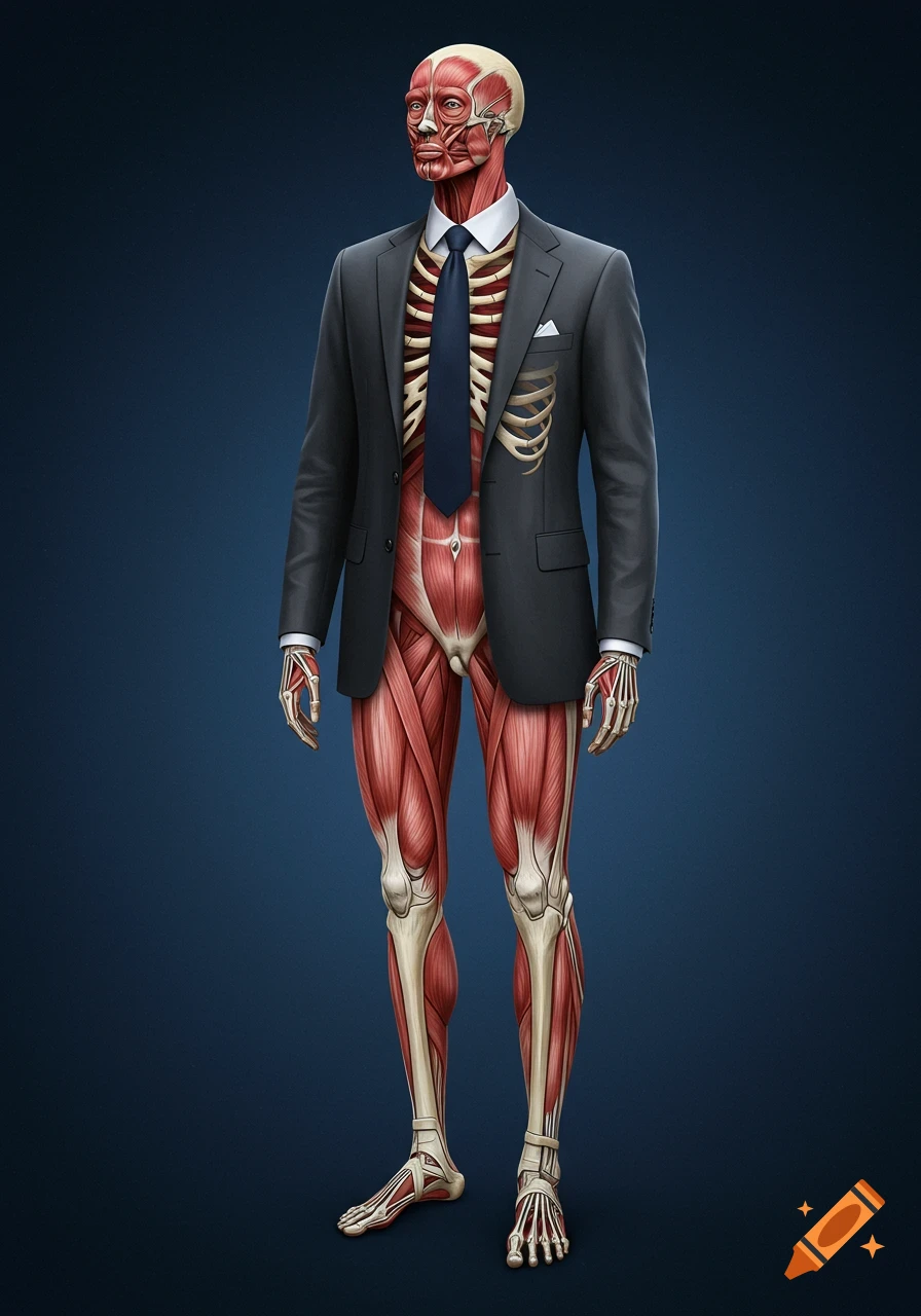 Doctor examines baby's arm with anatomical muscles illustration in a ...