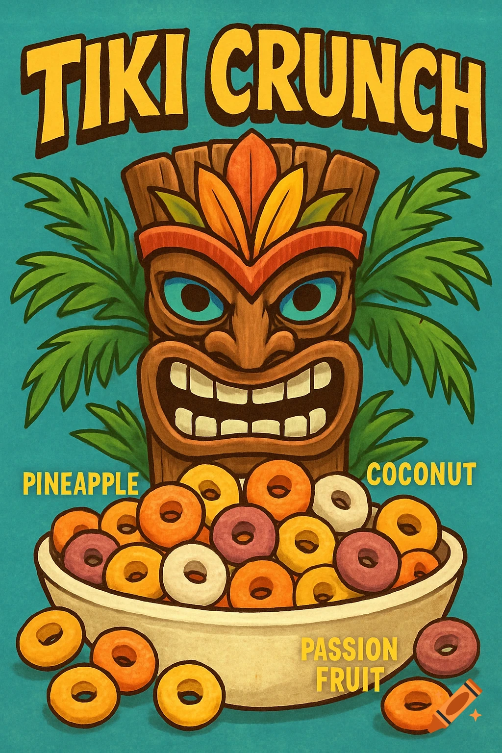 Tiki Mask created on Craiyon