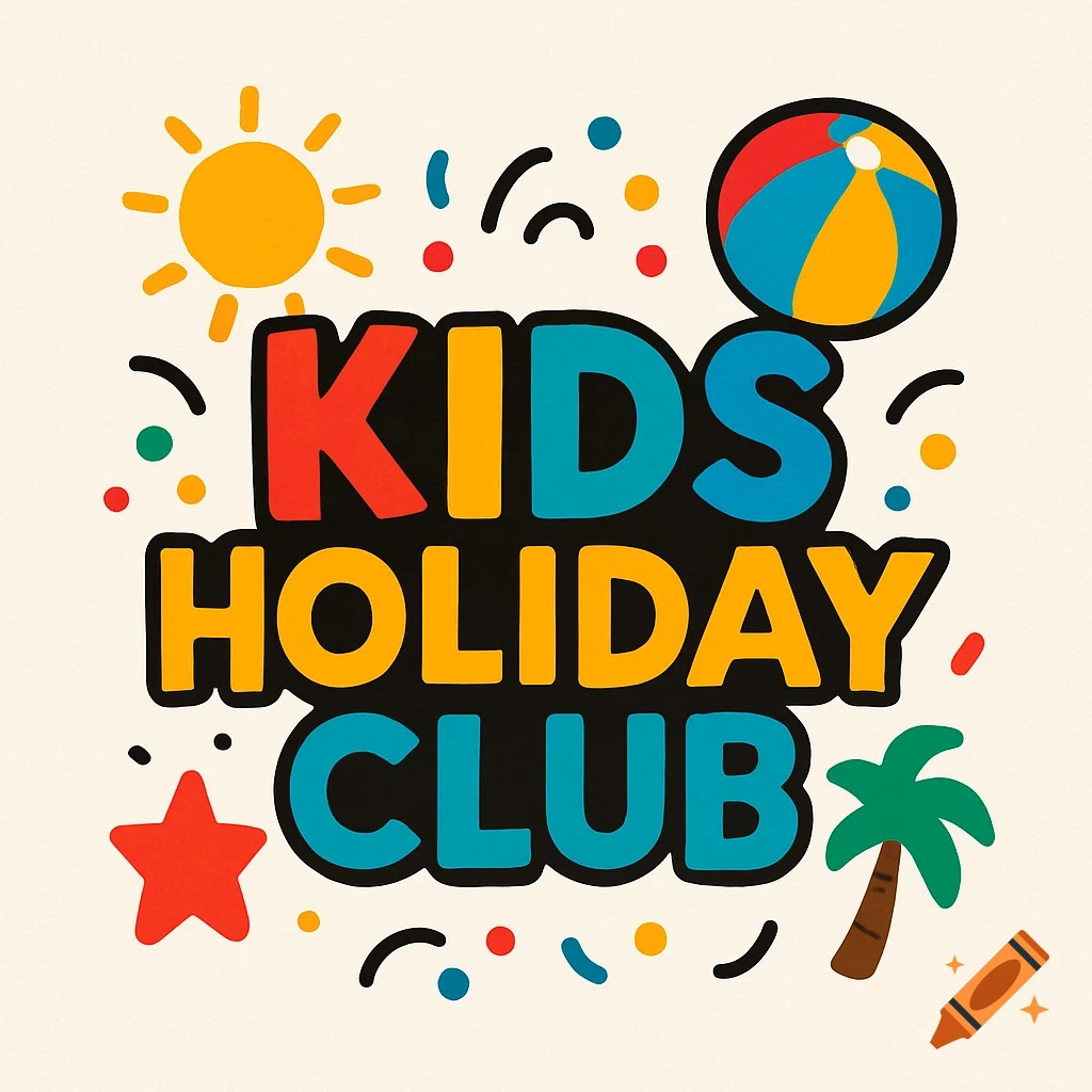 Colorful logo for 'LITTLE LAND OF FUN THEME PARK' with amusement park ...