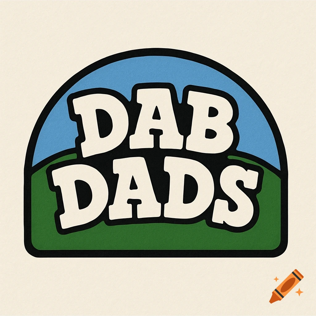 Ben and Jerry’s logo with “dab dads” text on Craiyon