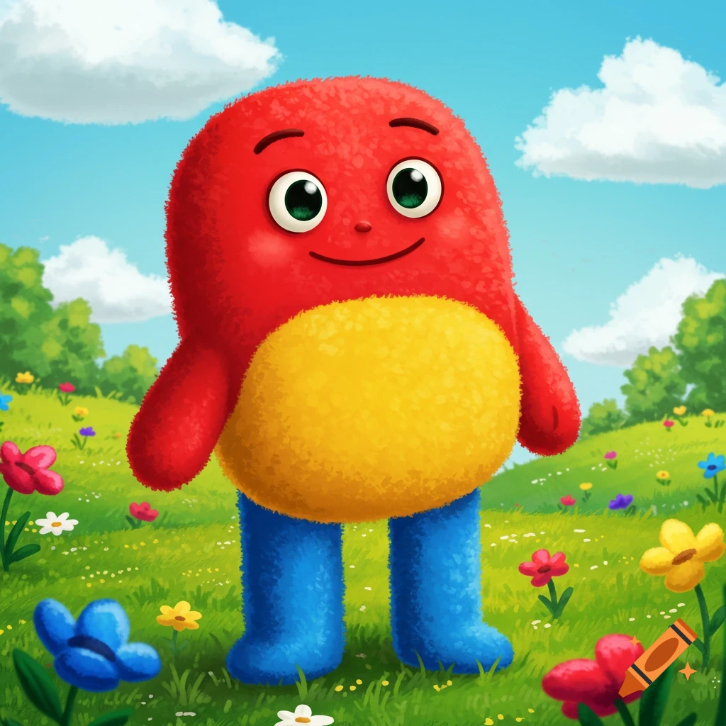 Labubu+cartoon created on Craiyon