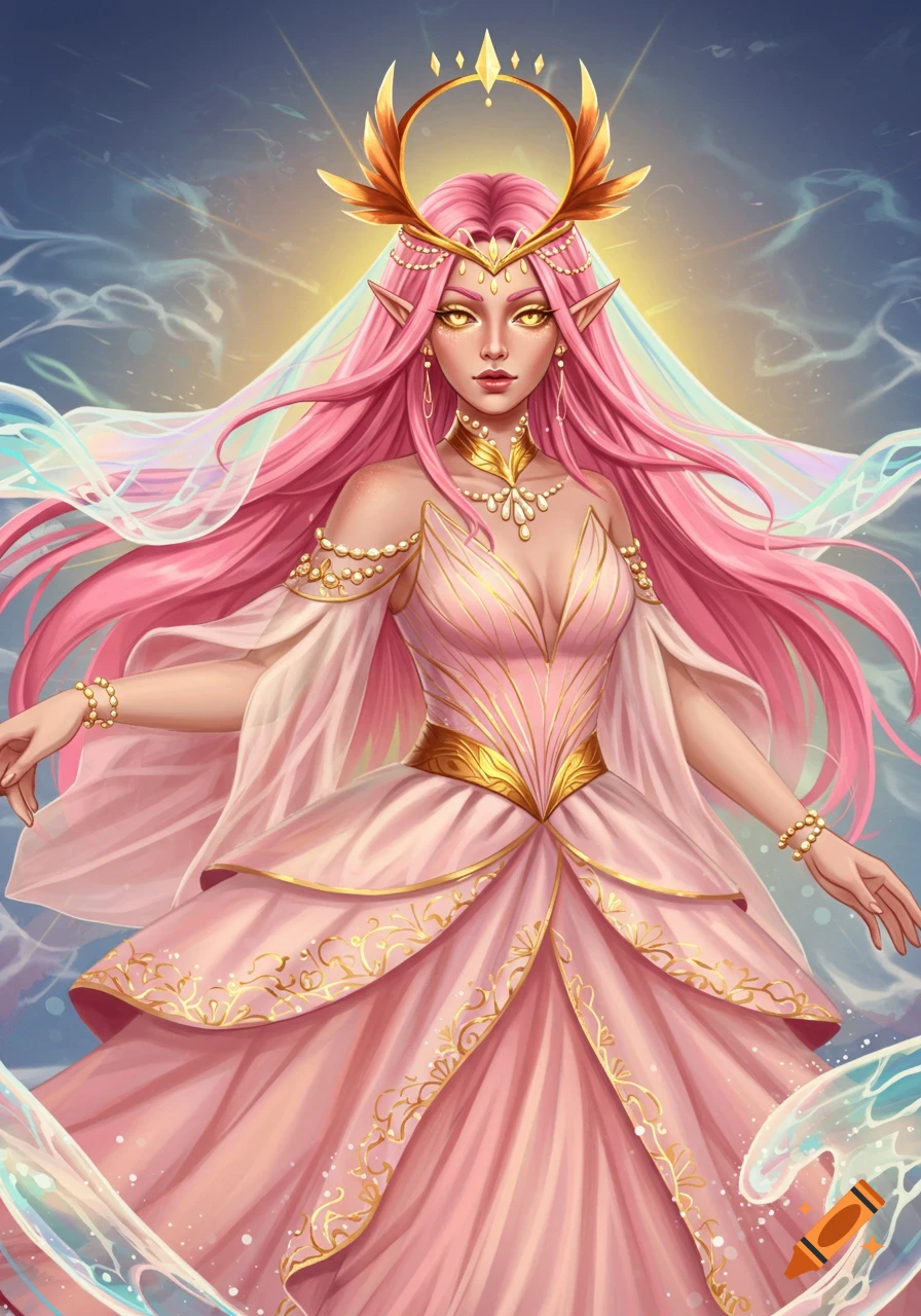 Anime character Albedo line art on Craiyon