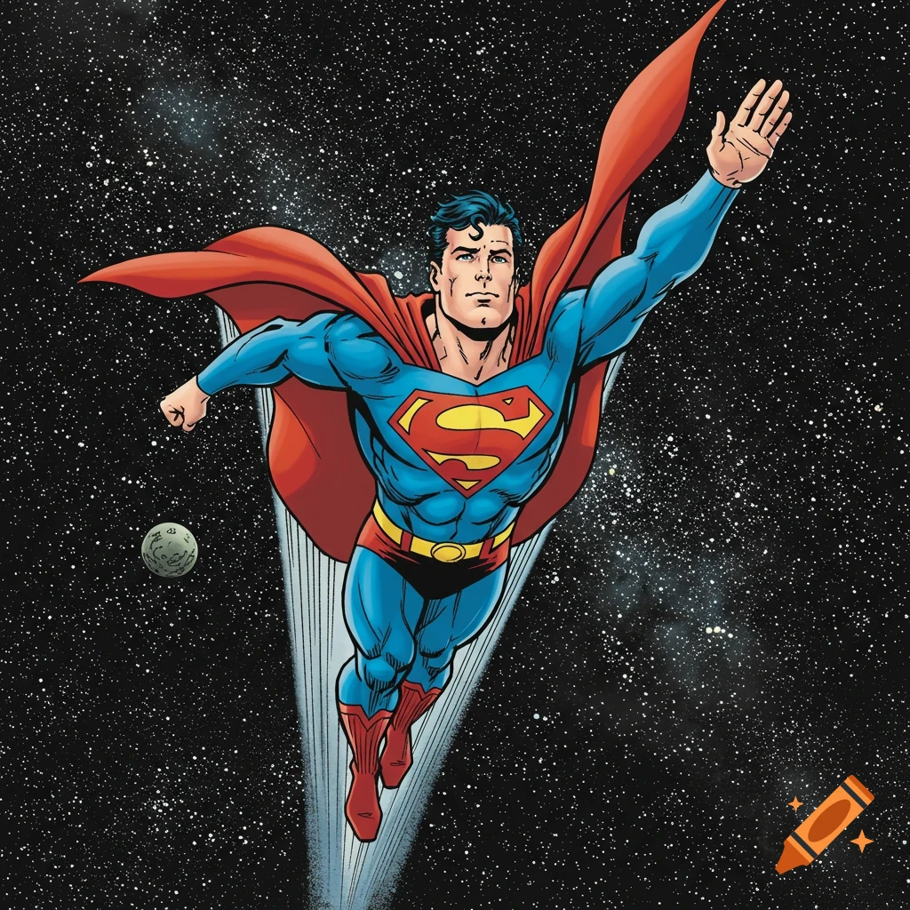 Superman Comic Art