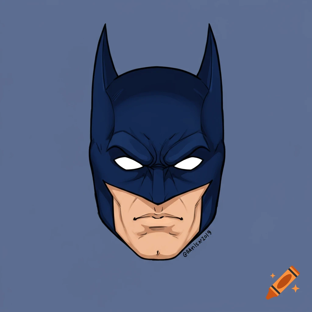 Batman Face Animated