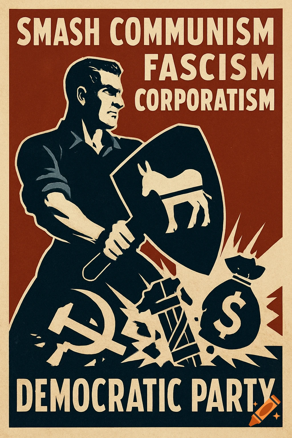 Political Symbolism created on Craiyon