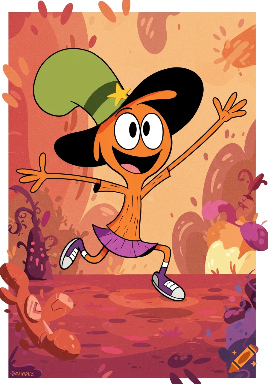 A cartoon movie poster featuring Wander from Wander Over Yonder and ...