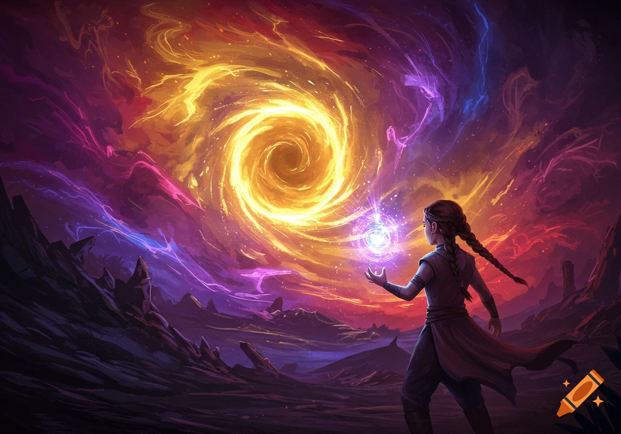 Magic scene on Craiyon