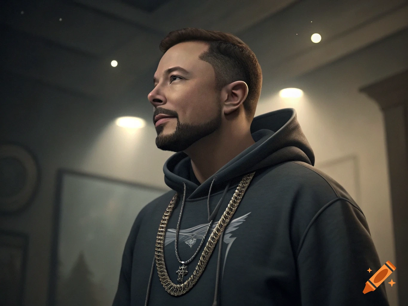 Celebrities images created on Craiyon