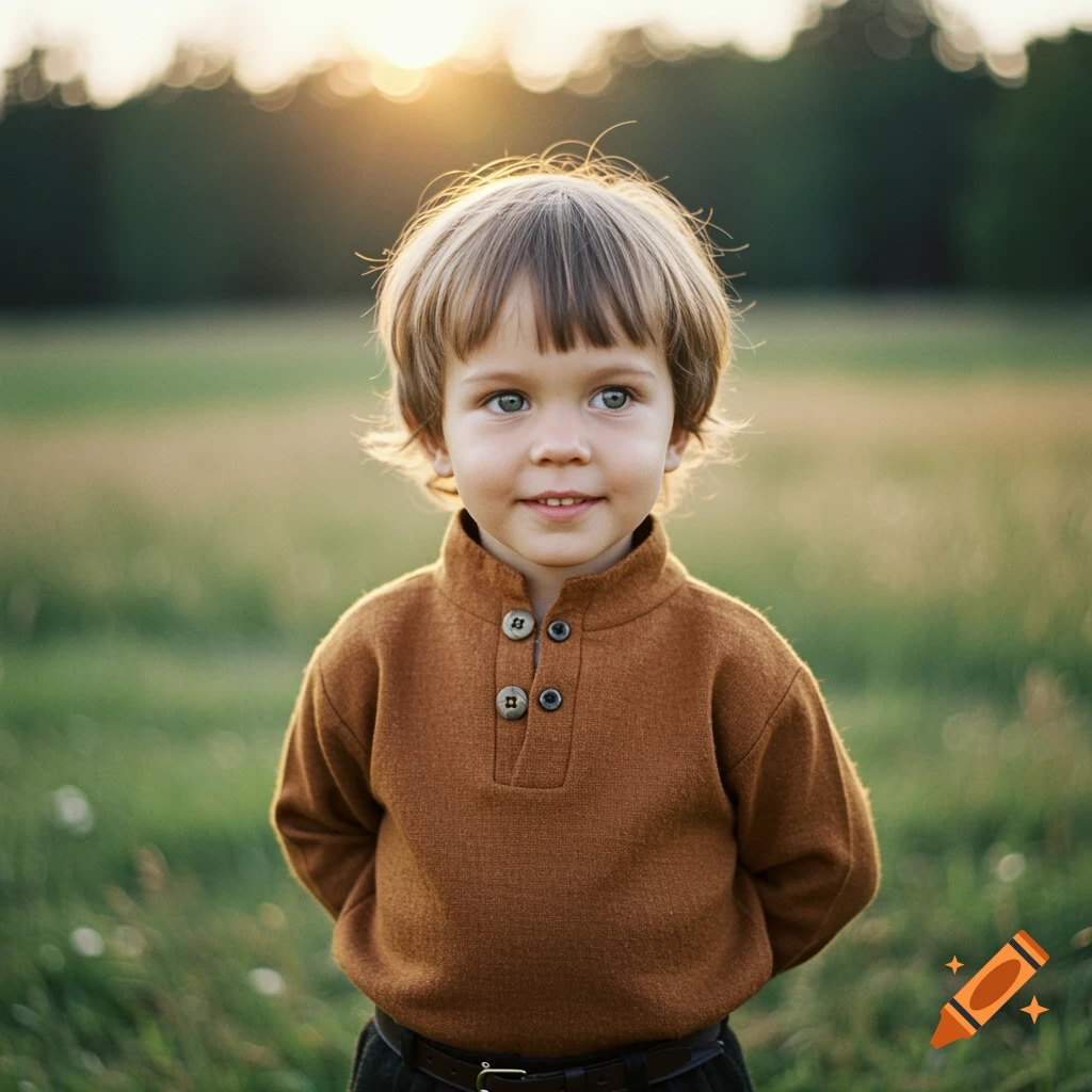 90s vintage photo of a Swedish boy in a kilt on Craiyon