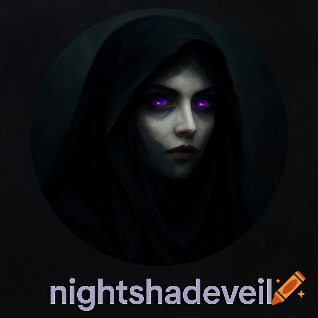 Discord profile picture for nightshadeveil on Craiyon