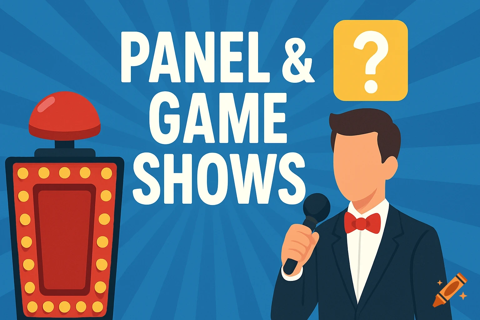 Panel and game shows category image for Emby server on Craiyon