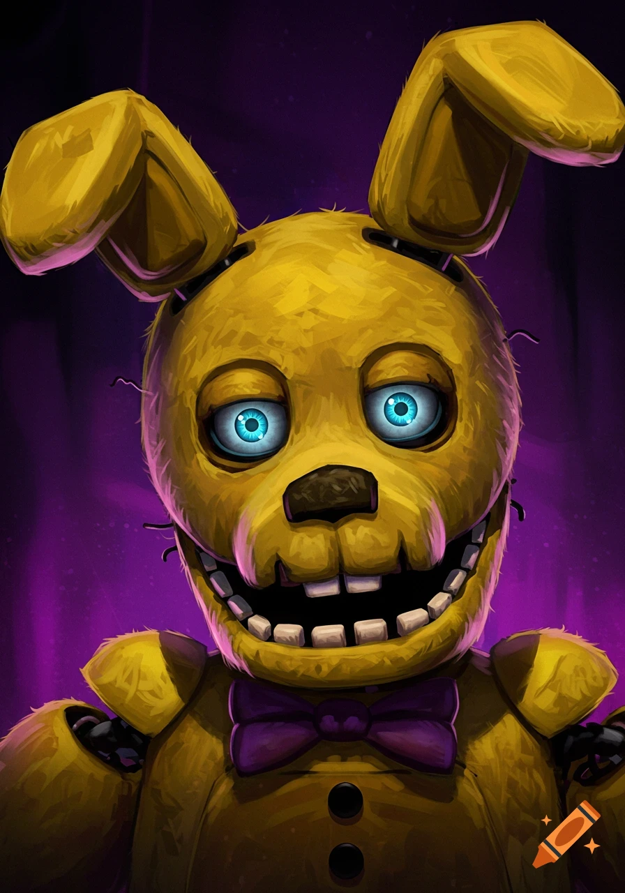 William Afton in Springbonnie suit on Craiyon