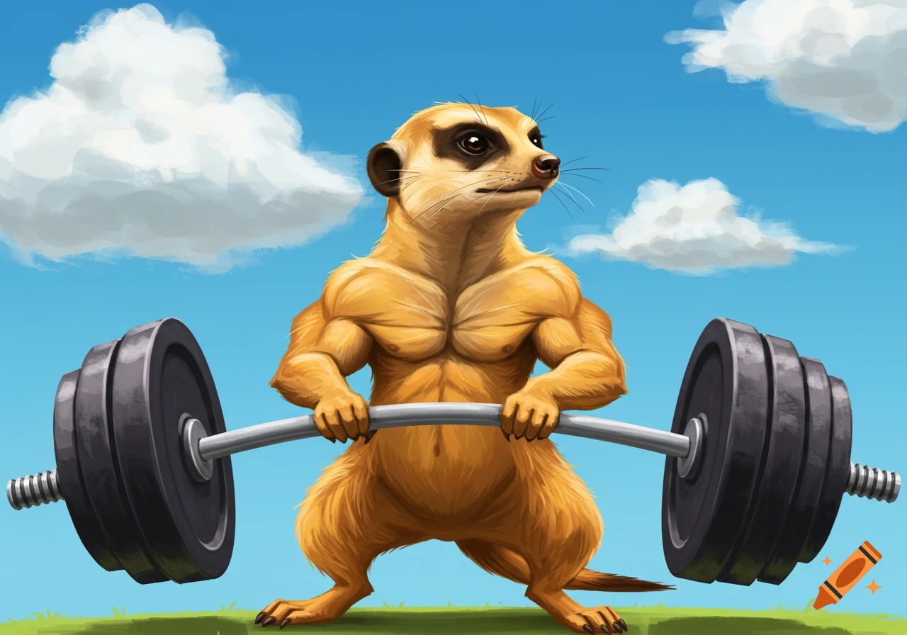 Muscular Scooby Doo posing with 'ONE MILLION DOG POWER' text on his ...