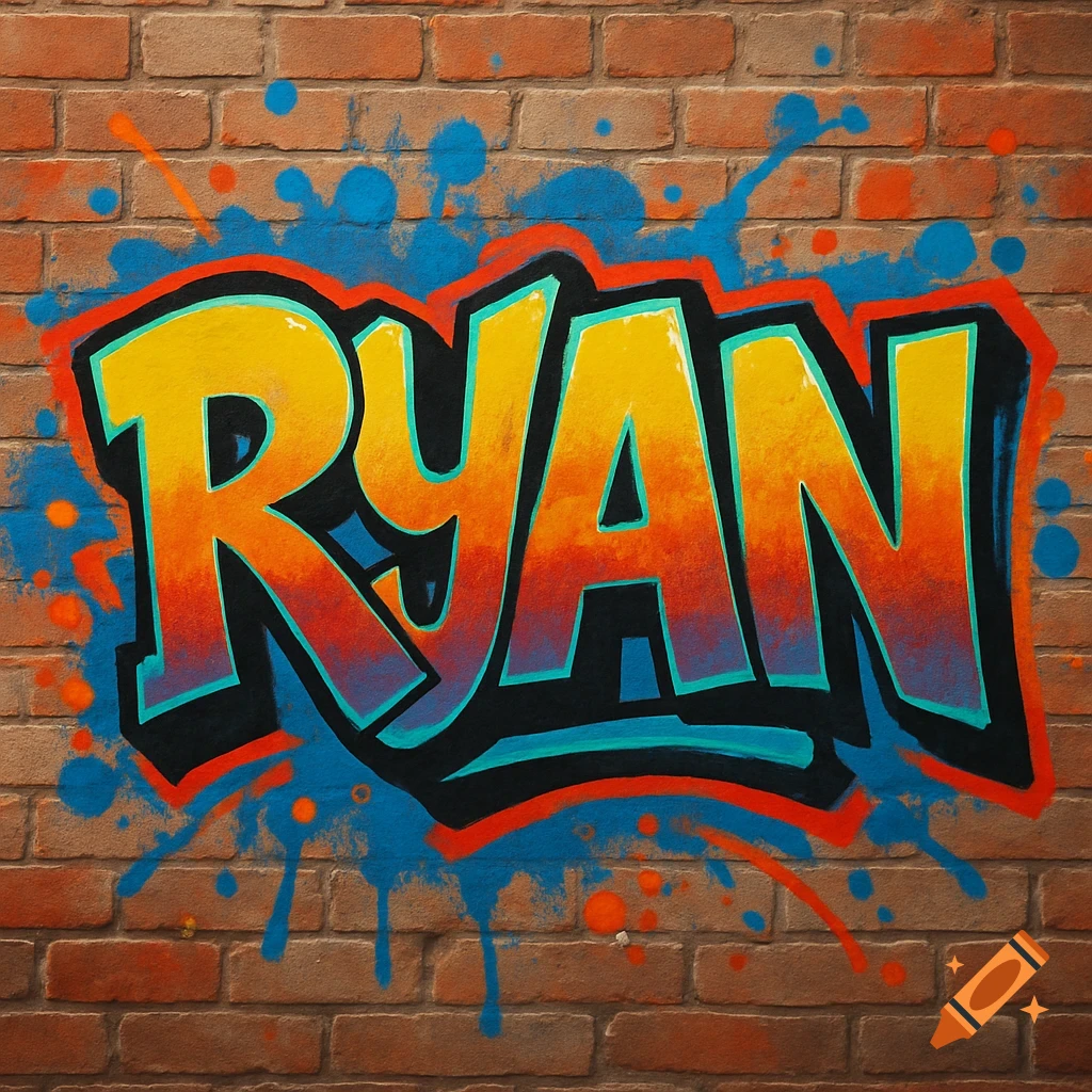 Graffiti text 'RAWR' surrounded by orange and yellow flames on a ...