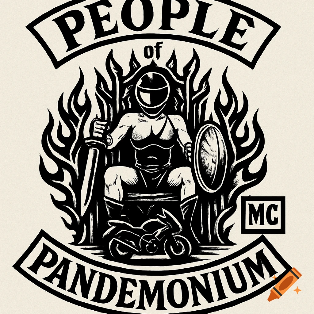 Black and white illustration of a figure in a motorcycle helmet sitting ...