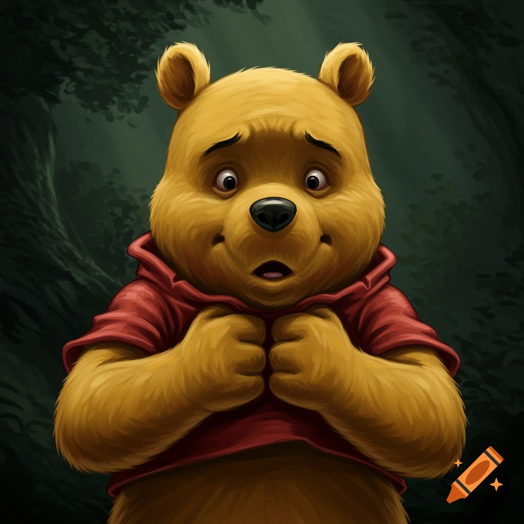 Winnie the Pooh images created on Craiyon