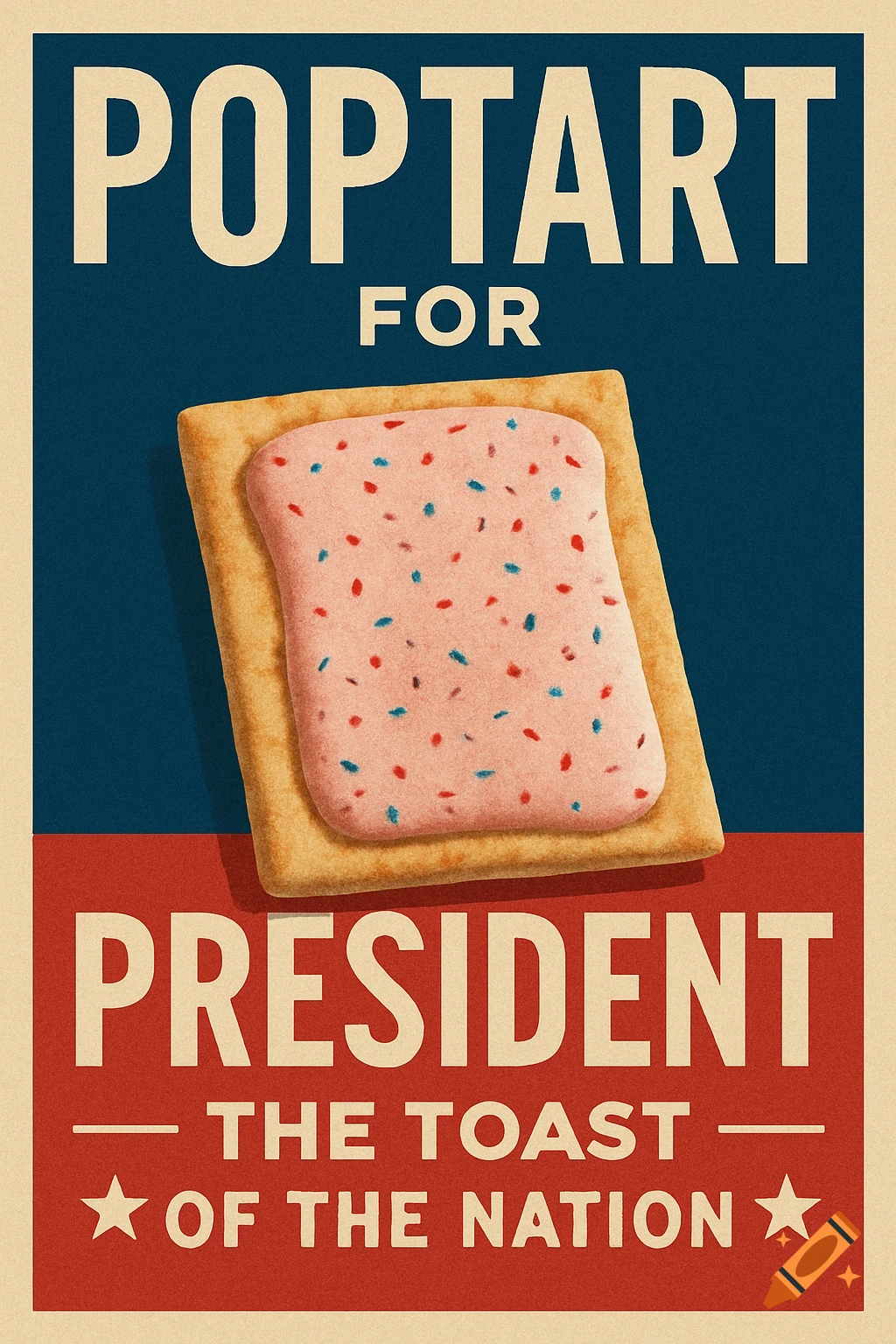 Smiling man's portrait on a campaign poster with "Phil For President ...