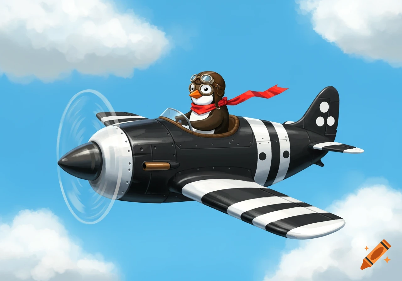 Snoopy piloting an X-wing from Star Wars on Craiyon