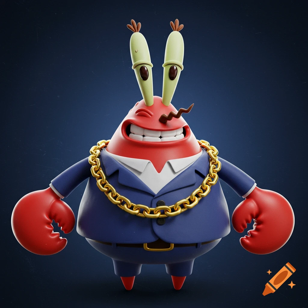Mr Krabs Aghaidh Reo