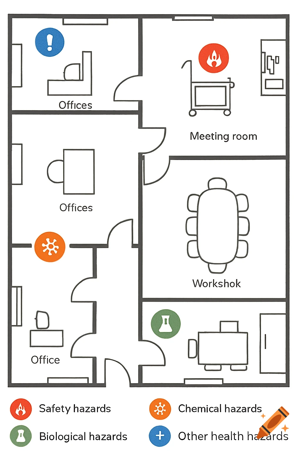 Floor Plan images created on Craiyon