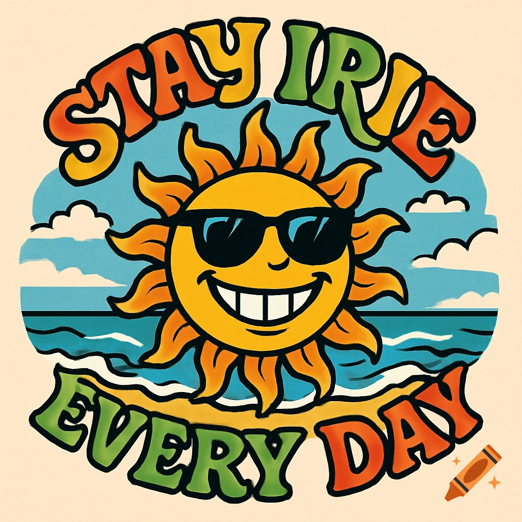 Retro illustration of a smiley sunflower with 'EMBRACE YOURSELF' text ...