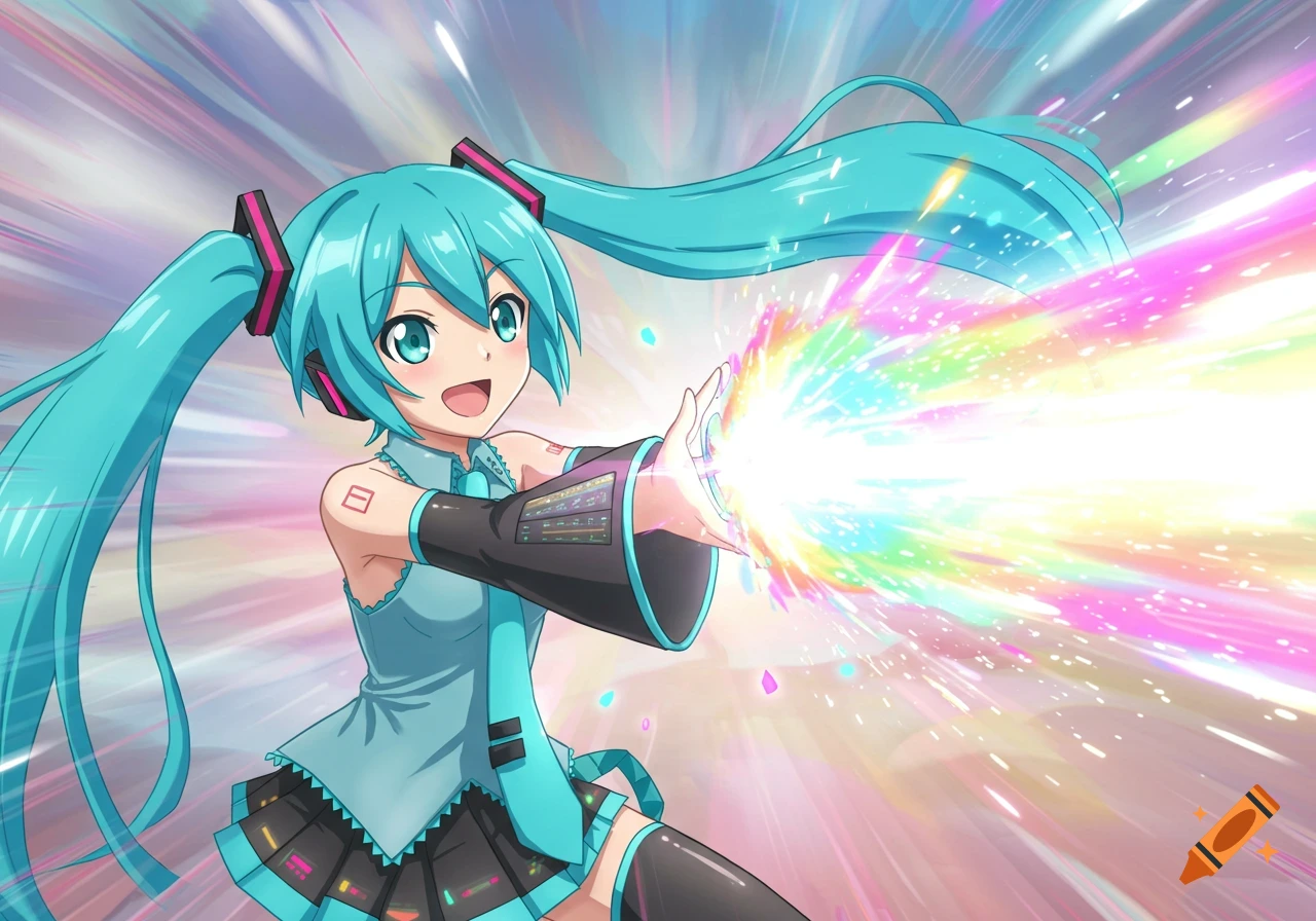 Miku Hatsune Character Sprite Sheet Inspired by Pokemon Crystal Version ...