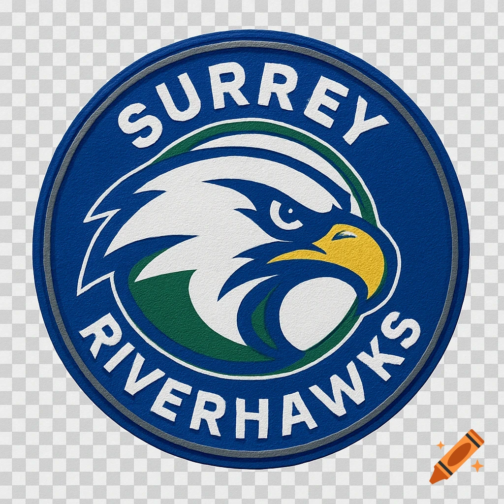 Surrey Riverhawks hockey logo on Craiyon